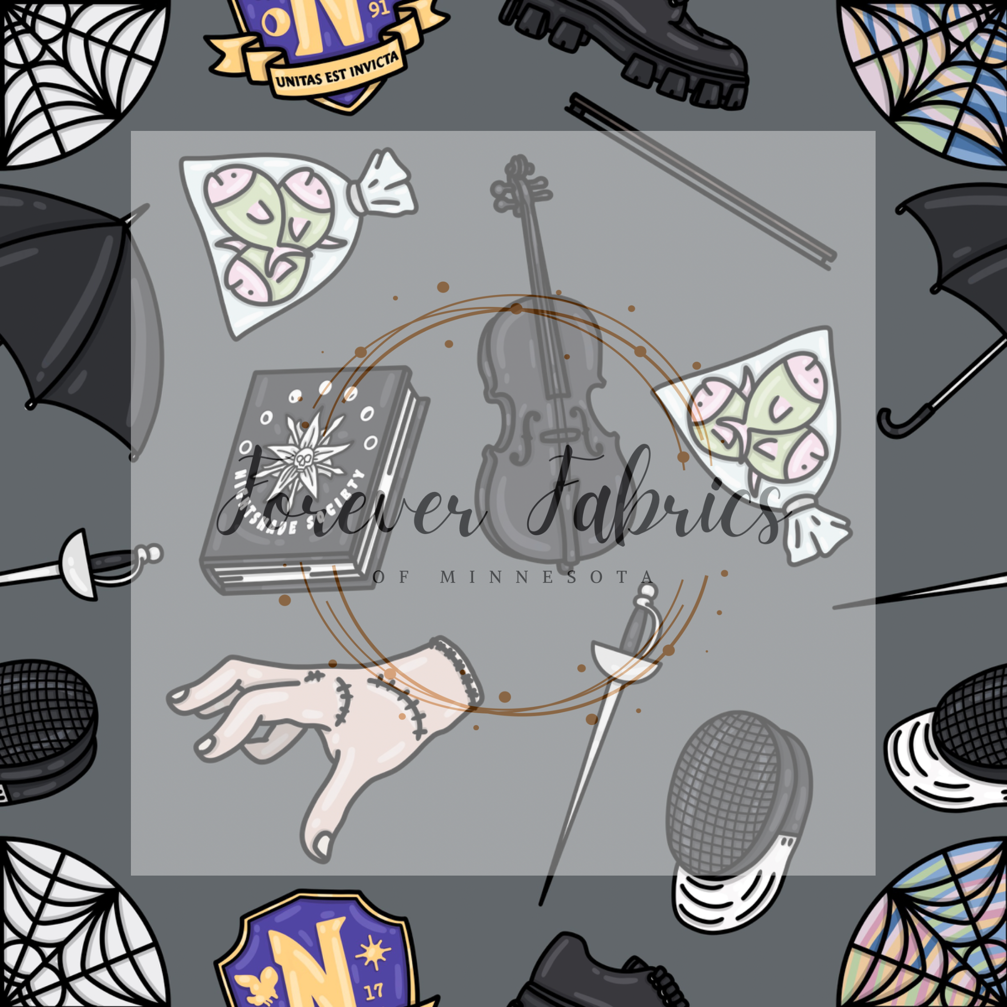 Wednesday 1 . (BH/ 22) | Preorder | Fabric By The Yard – Forever Fabrics MN